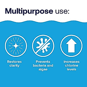 HTH Pool Care Shock, Swimming Pool Chlorinator Boosts Chlorine Levels, Cal Hypo Formula, 13.3 oz (Pack of 6)