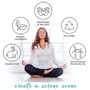 Stillwater Bath and Body Soothing Lavender Vanilla Aromatherapy Scented Candle | Therapeutic Grade Essential Oils | Non Toxic Long Lasting Vegan Soy Wax | 9 oz Jar | Hand Made in The USA