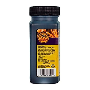 Fiebing's Edge Kote (4oz, Black) - Leather Edge Paint for Shoes, Furniture, Purses, Couches, Belts - Flexible, Water Resistant, Semi Gloss Color Coating Leather Dye to Protect Natural Edges