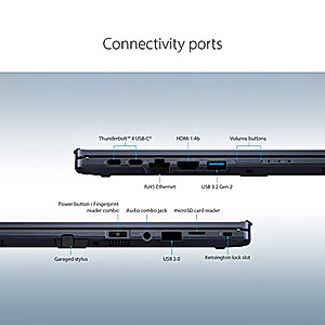 ASUS ExpertBook B5 Thin & Light Flip Business Laptop, 14” FHD, Intel Core i7-1195G7, 1TB SSD, 16GB RAM, All Day Battery, Enterprise-Grade Video Conference, NumberPad, Win 11 Pro, B5402FEA-XS75T