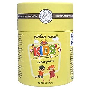 Zuhre Ana Natural Kids Cacao Propolis Paste - Bee Propolis Extract - Natural Immune Support & Gluten Free - Energy Boost, Mental Clarity - Bee Pollen, Royal Jelly (8 oz) (Pack of 1)