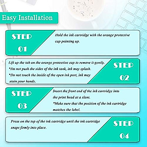 HIINK Compatible Ink Cartridges Replacement for HP 564XL 564 Black Ink Cartridges(CN684WN)(Black, 4-Pack)