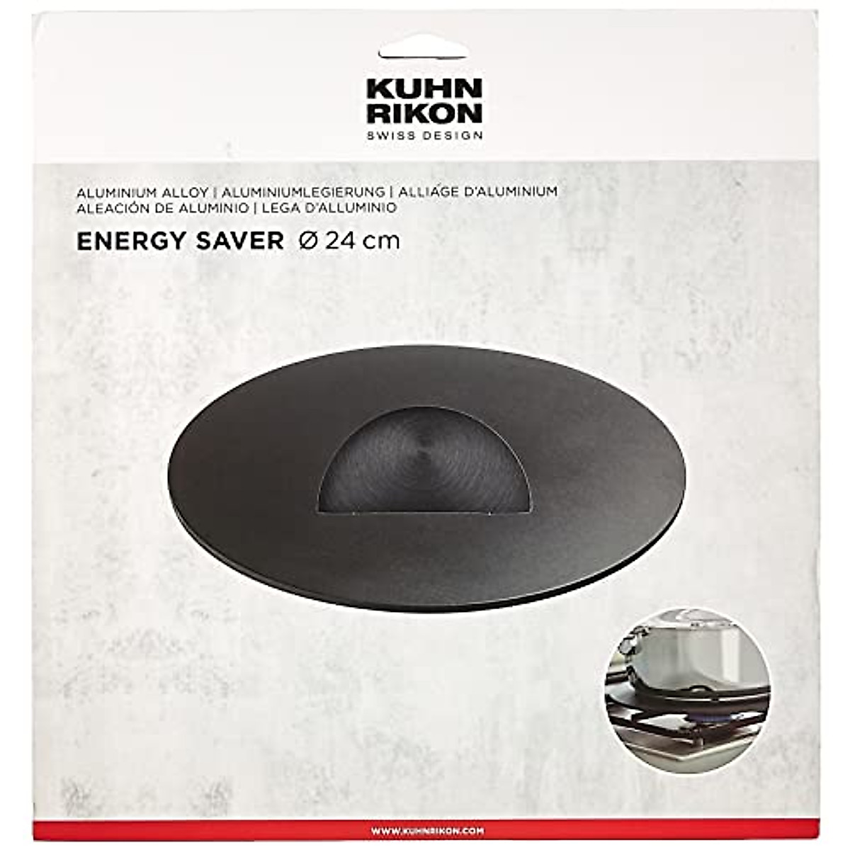 Kuhn Rikon Energy Saver/Flame Protect 9.5-Inch