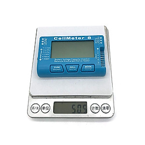 RC CellMeter 8 Digital 1S-8S Battery Capacity Checker Battery Voltage Tester LCD Backlight for LiPo Life Li-ion NiMH Nicd