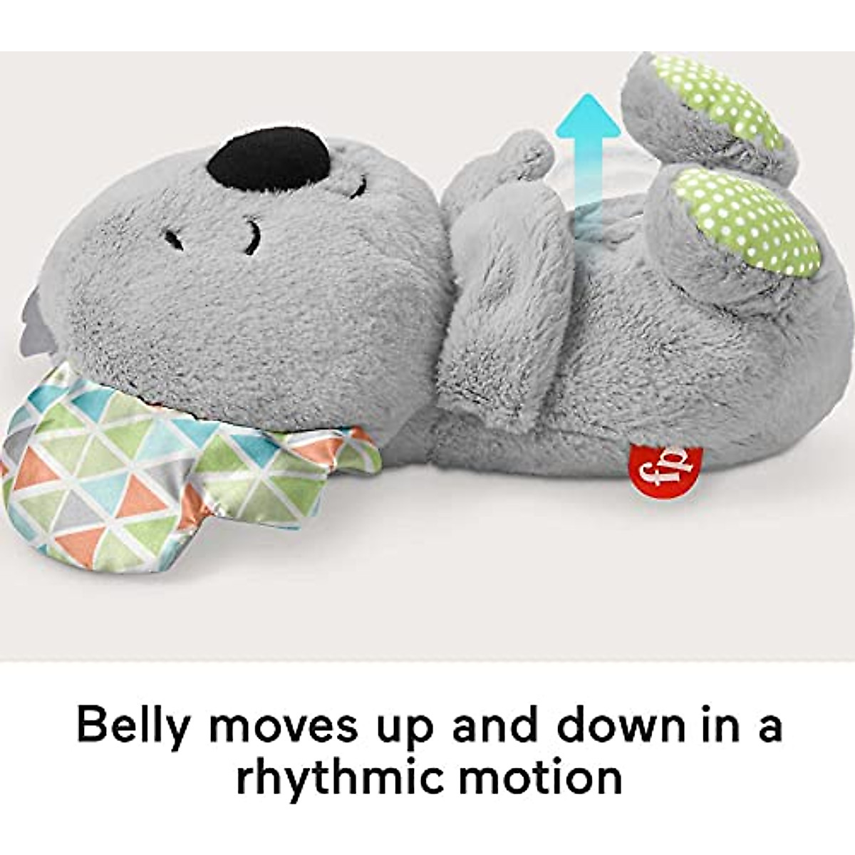 Fisher-Price Sound Machine Soothe 'n Snuggle Koala Plush Baby Toy with Rhythmic Motion and Customizable Lights Music & Timers
