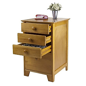 Winsome Studio File Cabinet, Honey