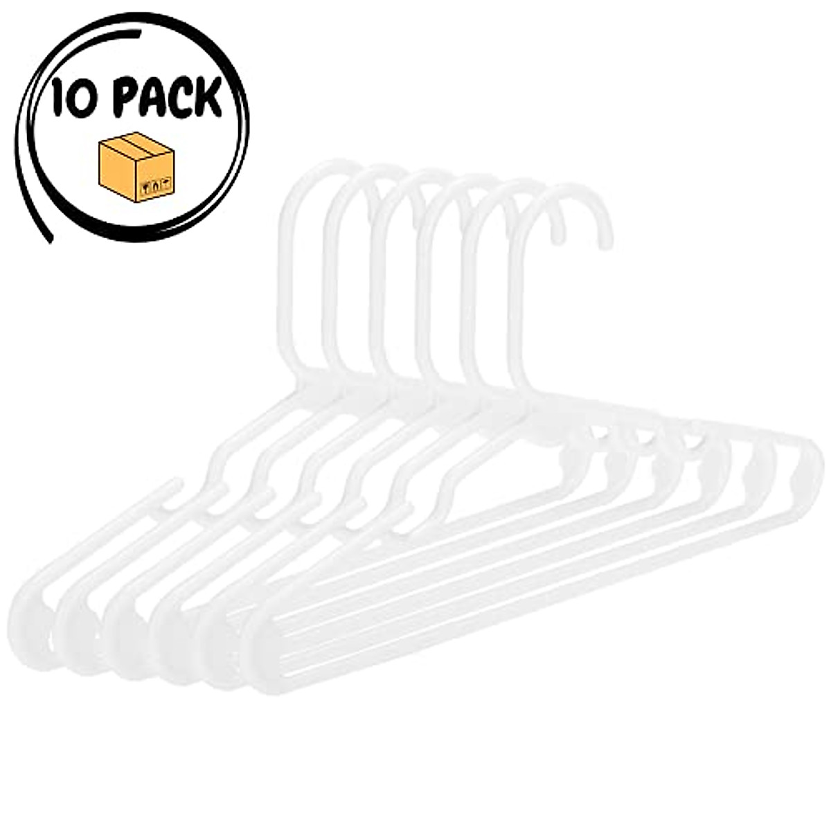 Mr. Pen- Plastic Kids Hangers, 10 Pack, Baby Hangers, Baby Hangers for Nursery, Baby Clothes Hangers, Baby Hangers for Closet, Kid Hangers, Kids Hangers Plastic, Childrens Hangers, Small Hangers.