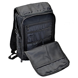 TORCH EDC Gear Commuter Backpack Urban Cycling MOLLE Water Resistant Laptop Bag Black