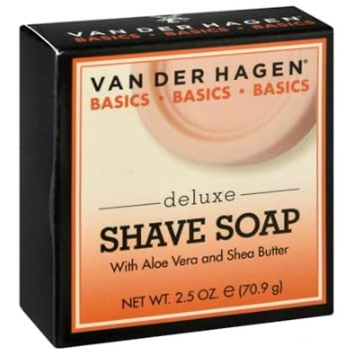 Van der Hagen Deluxe Shave Soap - 2.5 oz - 3 pk