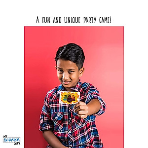 My Scratch Offs - 26 Pack Thanksgiving Turkey Friendsgiving Scratch Off Cards for Family Games, Thank You Cards Small Business, Party Games & Door Prizes