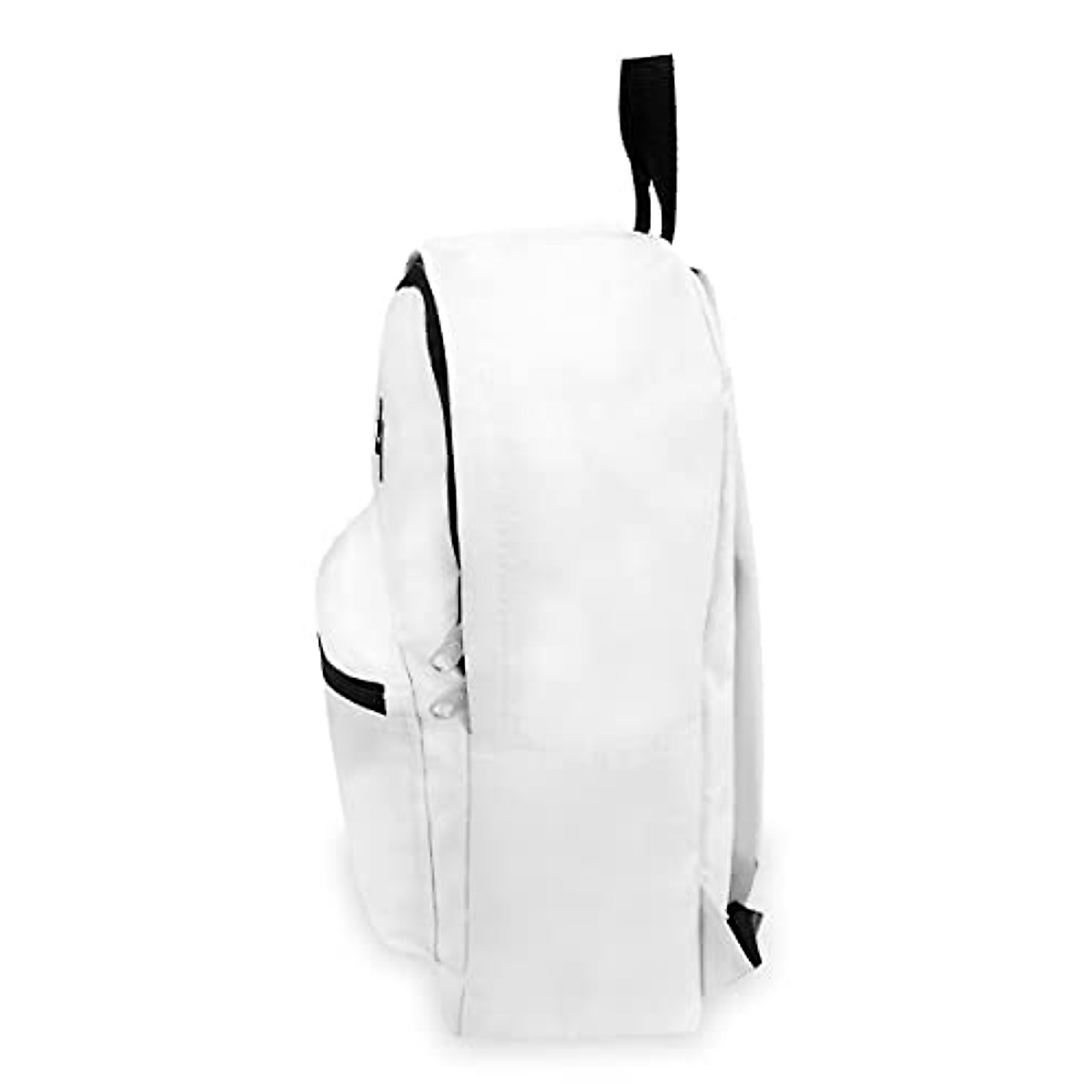 Everest Luggage Basic Backpack, White, Medium