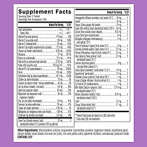 Swisse Daily Multivitamin for Women | 47 Vitamins, Antioxidants and Minerals + Adaptogens | Energy, Stress & Immune Support | Womens Multivitamin Supplement | 120 Tablets / 4 Months Supply