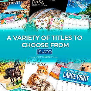 NASA Explore the Universe | 2024 12 x 24 Inch 18 Months Monthly Square Wall Calendar | Foil Stamped Cover | July 2023 - December 2024 | Plato | Space Cosmos Inspiration