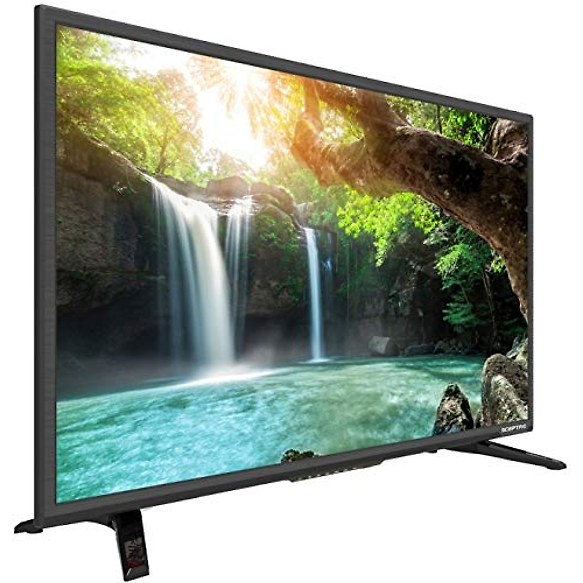 Sceptre 32 inch Full 1080p LED HDTV HDMI USB MHL VGA with Clear QAM, Machine Black