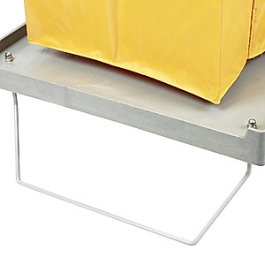 Housekeeping Cart/Lodging Hotel Large Locking Three Shelf Commercial Premium Housekeeping Cart with Hanging Bags Commercial Housekeeping Janitor Cart Cart Cleaning Carts On Wheels Hotel