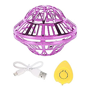 Airshi Flying Orb Toys, Hover Fly Toy Suspension Induction Intelligent Cyclotron for Square (Purple)