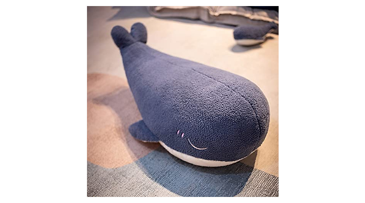 Cute Whale Plush Toy - Soft Pillow for Kids & Adults