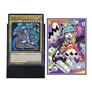 100ct Holographic Flashing Top Loading Trading Card Sleeves Deck Protector for YuGiOh/Japanese Sized Cards 63x90mm (A08)