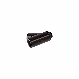 Alphacool 17401 Eiszapfen Y-Connector 45° rotatable G1/4 Outer Thread to 2X G1/4 Inner Thread - deep Black Water Cooling Fittings