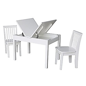 International Concepts Table With 2 Mission Juvenile Chairs, Rich Mocha