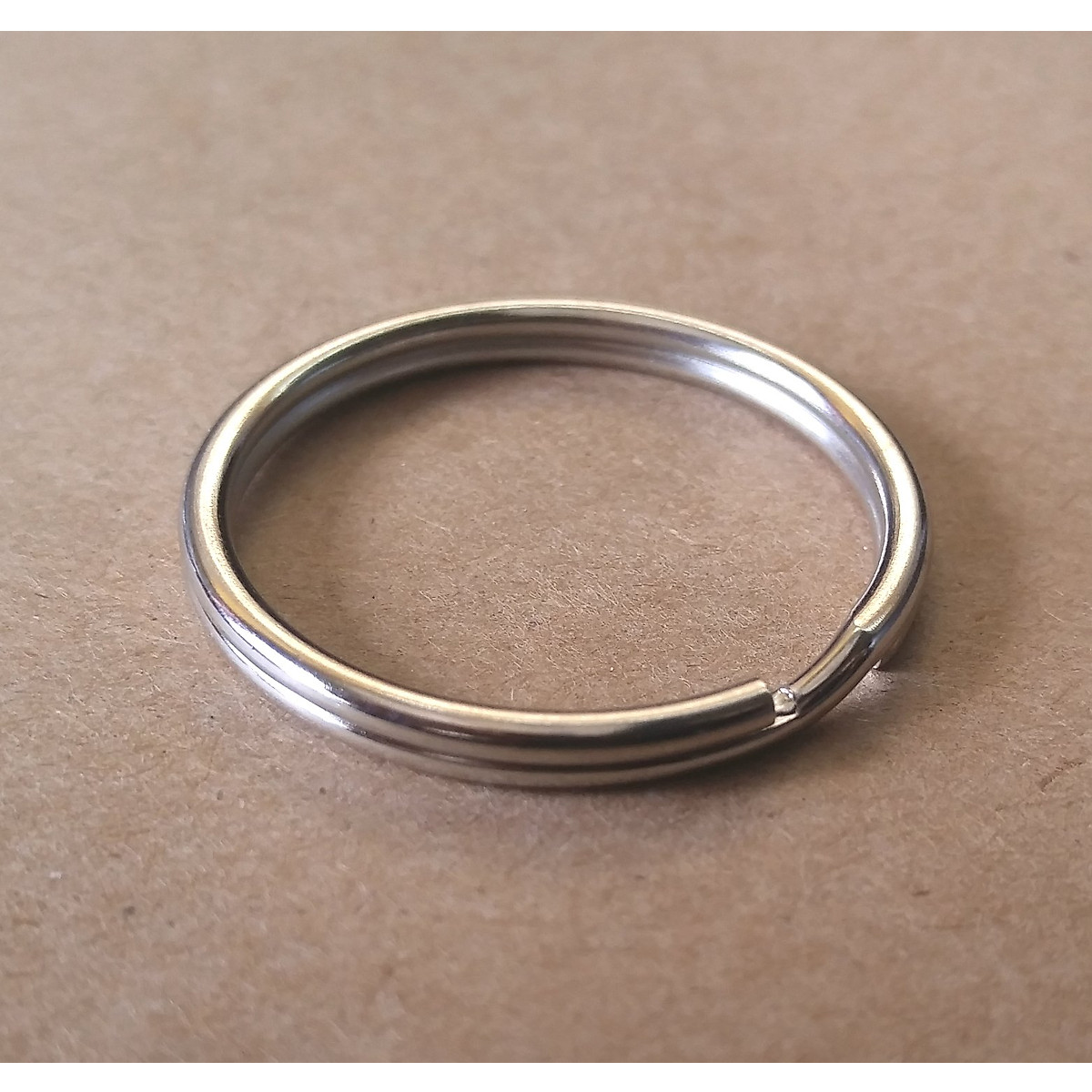 Bulk 100 Pack - 1" Key Rings - Heat Treated Heavy Duty & Durable Premium Split Ring Keychains by Specialist ID