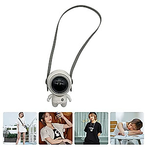 Amosfun Wearable Air Conditioner Rechargeable Neck Fan Neckband Fan Camping Fan with Light Portable Neck Fan