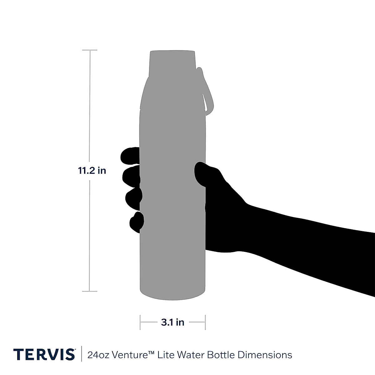 Tervis Venture Lite USF Bulls - All Over Made in USA Double Walled Insulated Tumbler Travel Cup Keeps Drinks Cold & Hot, 24oz Water Bottle, Classic