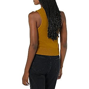 Amazon Essentials Women's Boucle Sweater Tank Top (Previously Daily Ritual), Brown, Medium