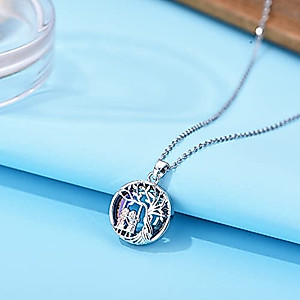 JEWENICE Sister Bestfriend Girlfriends Necklace Tree of Life with Shining Crystal Sweet Female Friendship Jewelry Gift
