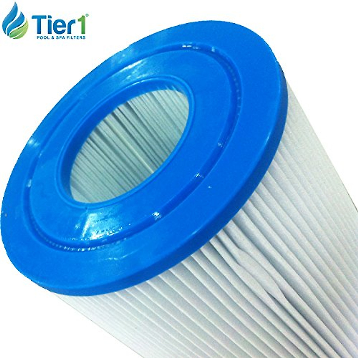 Tier1 Pool & Spa Filter Cartridge | Replacement for Jacuzzi 42-2891-08, Pleatco PJ25, Filbur FC-1425, Unicel C-5625 and More | 25 sq ft Pleated Fabric Filter Media