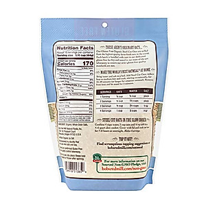 Bob's Red Mill Gluten Free Organic Steel Cut Oats, 24 Ounce (Pack of 4)