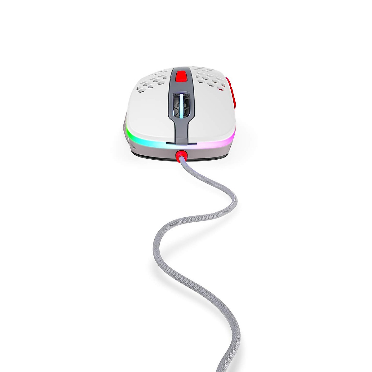 Xtrfy M4 RGB Ultra-Light Gaming Mouse, Unique Right-Handed Design, Pixart 3389 Sensor, EZcord® - Retro