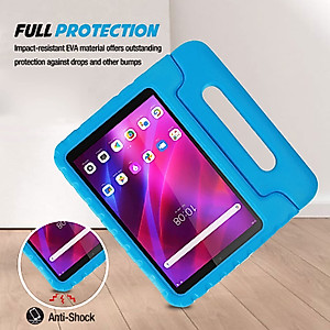 ProCase Kids Case for Lenovo Tab M8 4th Gen 2023/3rd Gen 2022/HD LTE 2021/Tab M8 HD//Smart Tab M8/Tab M8 FHD 2019, Lightweight Shockproof Kids Friendly Case for Lenovo Tab M8 Tablet 8" -Blue