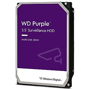 Western Digital 1TB WD Purple Surveillance Internal Hard Drive HDD - SATA 6 Gb/s, 64 MB Cache, 3.5" - WD10PURZ