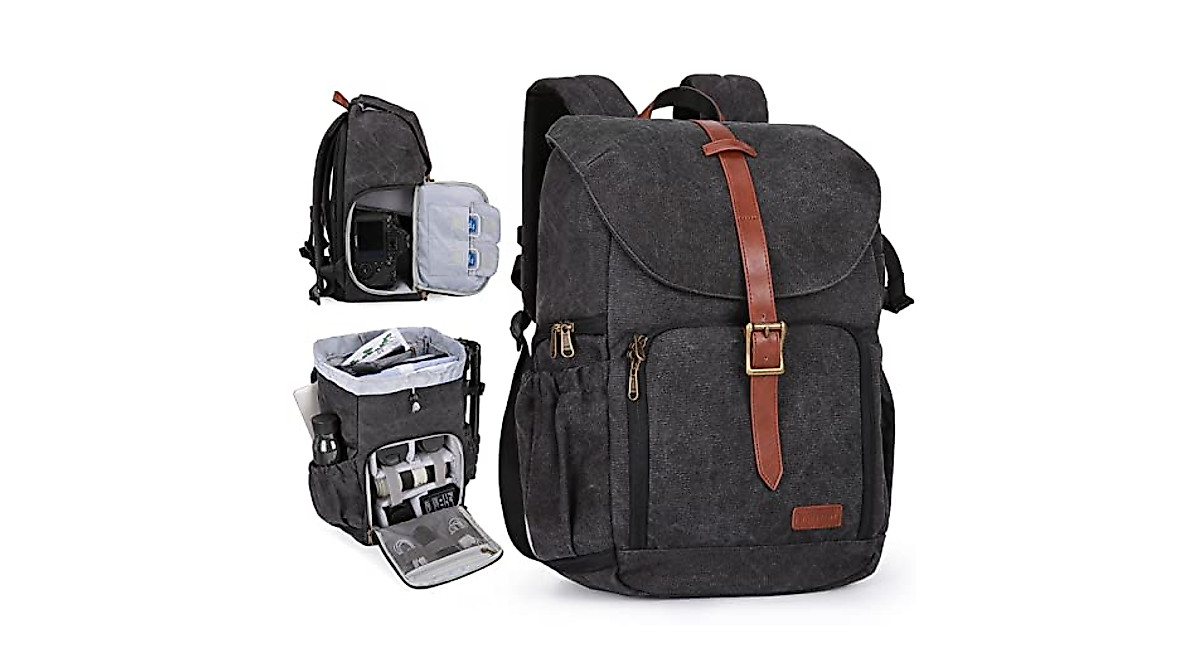 BAGSMART Camera Backpack: Anti-Theft DSLR & Laptop Bag