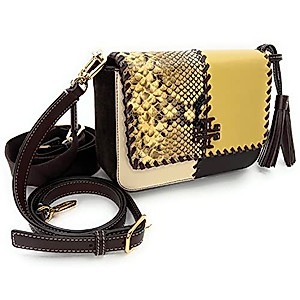 Tory Burch Thea Patchwork Web Flap Crossbody Women's Bag (Multi)