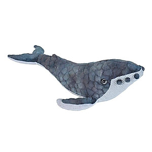 Wild Republic Humpback Whale Plush, Stuffed Animal, Plush Toy, Gifts for Kids, Cuddlekins, 13 Inches