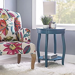 Powell Furniture Powell Teal Round Shelf Table