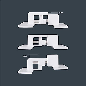 2Pcs Refrigerator Child Lock Freezer Door Locks Child Lock for Refrigerator Door Strong Adhesive No Keys Needed Used in Fridge Door or Cabinets for Kids, white