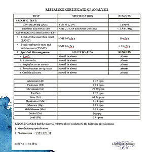Methylene Blue, Powder 2 Grams Pharmaceutical Grade in Capsules- Makes 200 mL of 1% Aqueous Solution USP