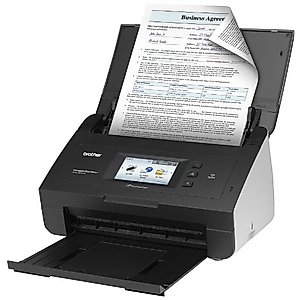 BROTHER INTL (PRINTERS) Brother ImageCenter ADS2500W Sheetfed Scanner. ADS-2500W DESKTOP SCANNER WL WL 24PPM. 24-bit Color - 8-bit Grayscale - USB - Ethernet