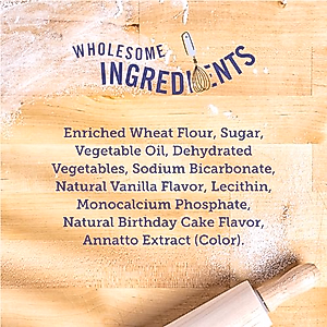 Three Dog Bakery Birthday Confetti Lick'n Crunch 13 Ounce (Pack of 1)