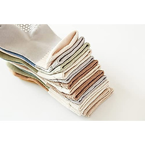 J Poqobog Toddler Baby Girls Boys Cozy Socks 8 Pack Kids Grip Knee-high Socks set Non Slip/Anti Skid