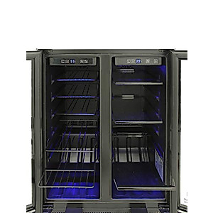 Vinotemp EL-BWC102-02 Touch Screen Beverage Wine Cooler, Black