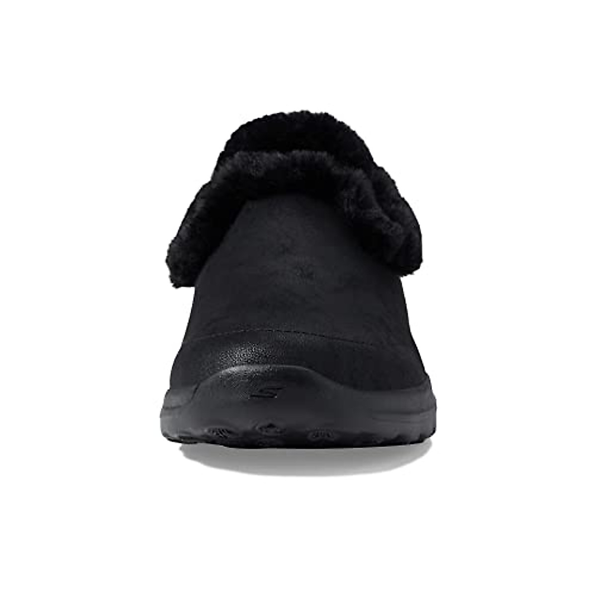 Skechers Women's GO Walk Lounge-Chillin Slipper, Black/Black, 9