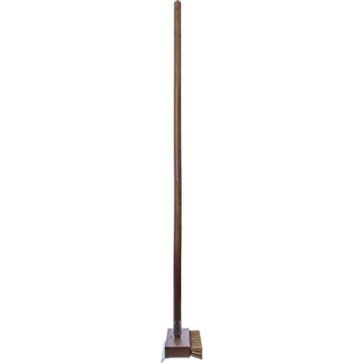 Carlisle FoodService Products 4152000 Oven Brush & Scraper With Handle, 8-1/2" Wide, 1-1/4" Brass Bristles, 42" Long Hardwood Handle