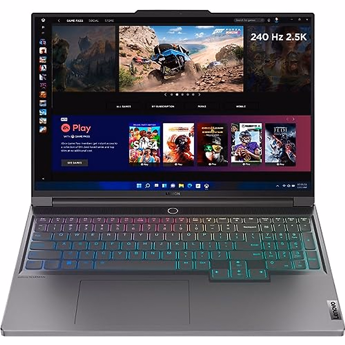 Lenovo Legion Slim 7i Gaming Laptop 16.0" 240 Hz IPS WQXGA (Intel i9-13900H, 32GB DDR5, 1TB SSD, GeForce RTX 4070 8GB, RGB KYB, FP Reader, Thunderbolt 4, WiFi 6E, Win11H) w/Dockztorm Hub