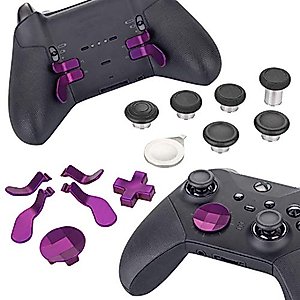 Venom Elite Series 2 Controller Replacement Part Custom Accessory Kit - Purple (Xbox One / Xbox Series X) (Xbox One)