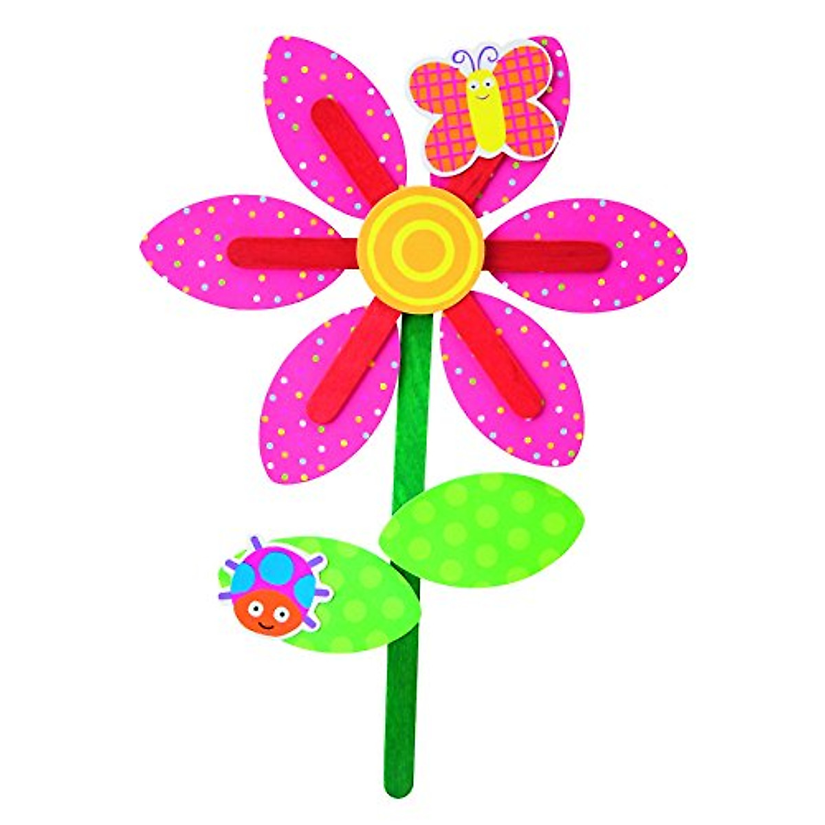 ALEX Toys Little Hands Pop Stick Art Craft Kit, Create Cute Animal and Flower Puppets, Allows Children to be Creative and Use their Imagination, For Ages 3 and up