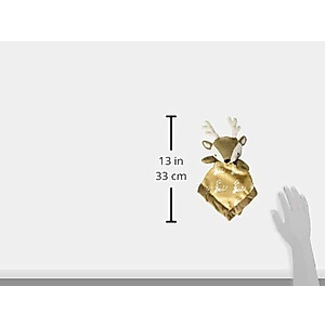 Levtex Home - Baby Deer Security Blanket - Soft and Cuddly Lovey - Plush - Tan, Taupe, Brown - Nursery Gift